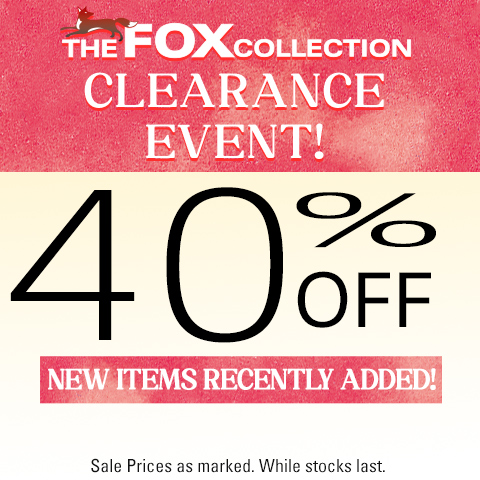 The Fox Collection - Craft, Cross Stitch & Needlework