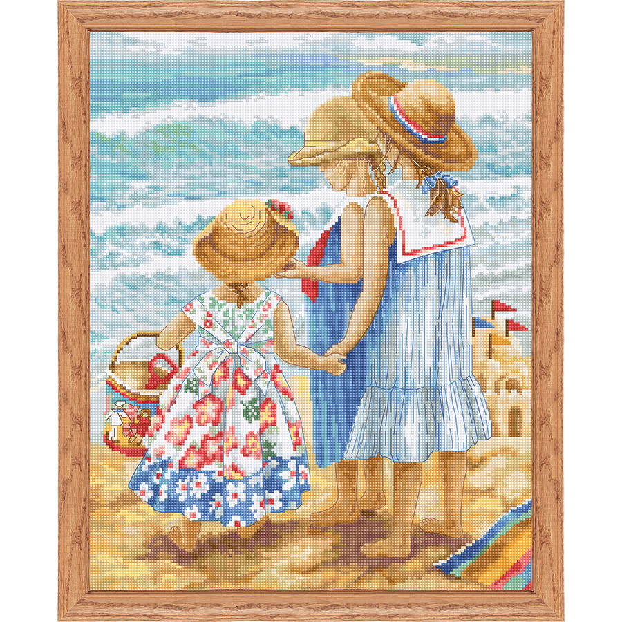 Sisters Counted Cross Stitch Kit - Innovations