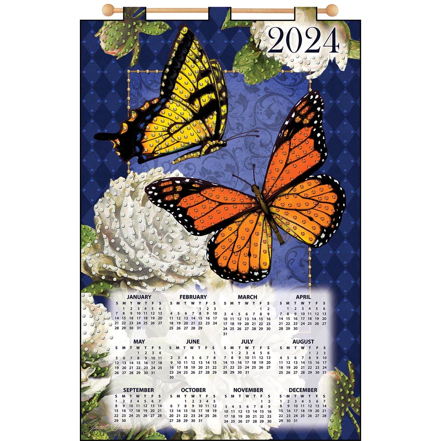 Butterflies Calendar Sequin Banner - Innovations