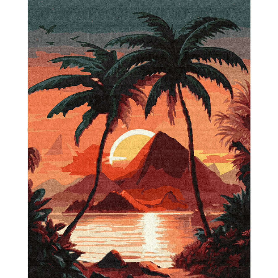 Sunset Paint-By-Numbers - Innovations