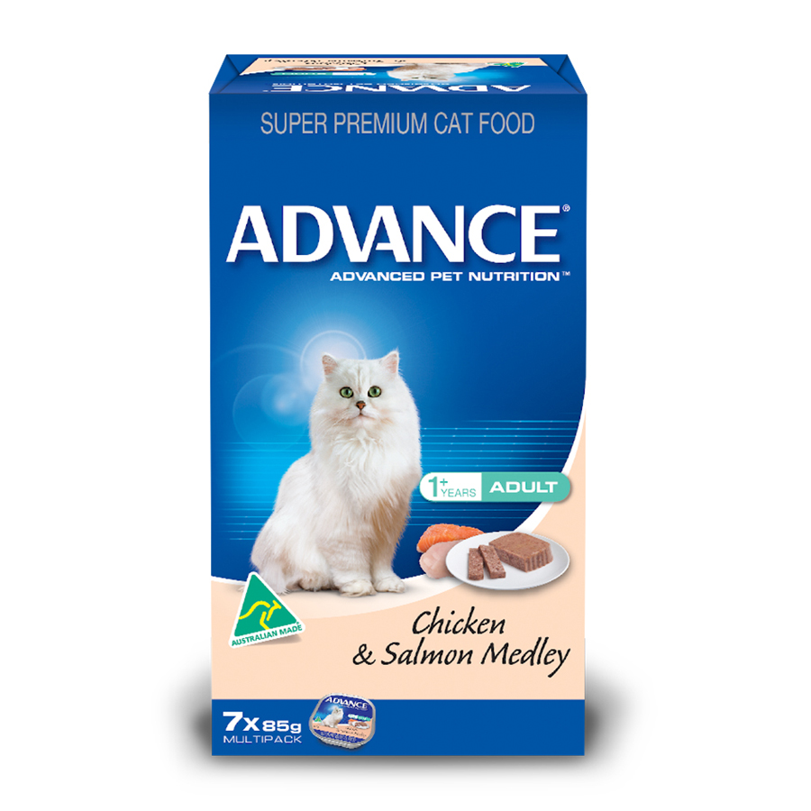 Advance Cat Adult Chicken & Salmon Cans - Innovations