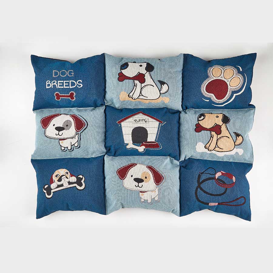 Jacquard Patchwork Dog Bed - Innovations