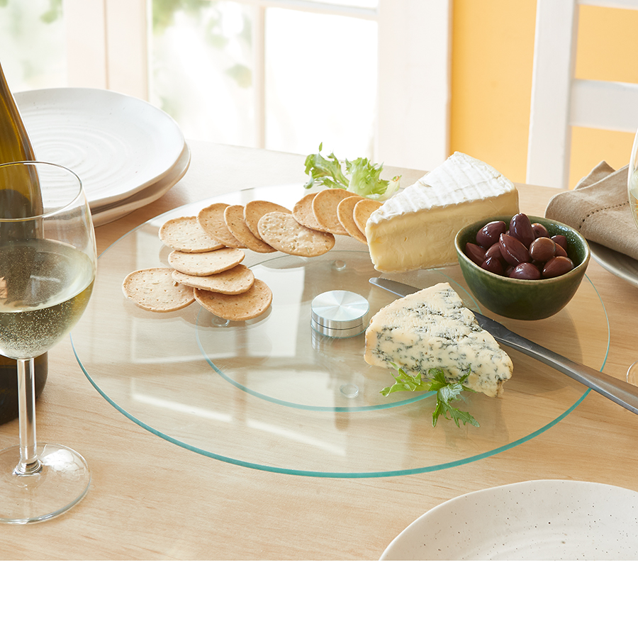 Tempered Glass Lazy Susan - Innovations