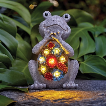 Happy Garden Solar Frog - Innovations